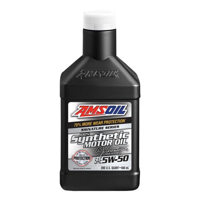 AMSOIL Signature Series Synthetic SAE 5W-50 Motor Oil - The Best Oil
