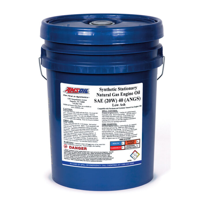 AMSOIL Synthetic Stationary Natural Gas Engine Oil - The Best Oil