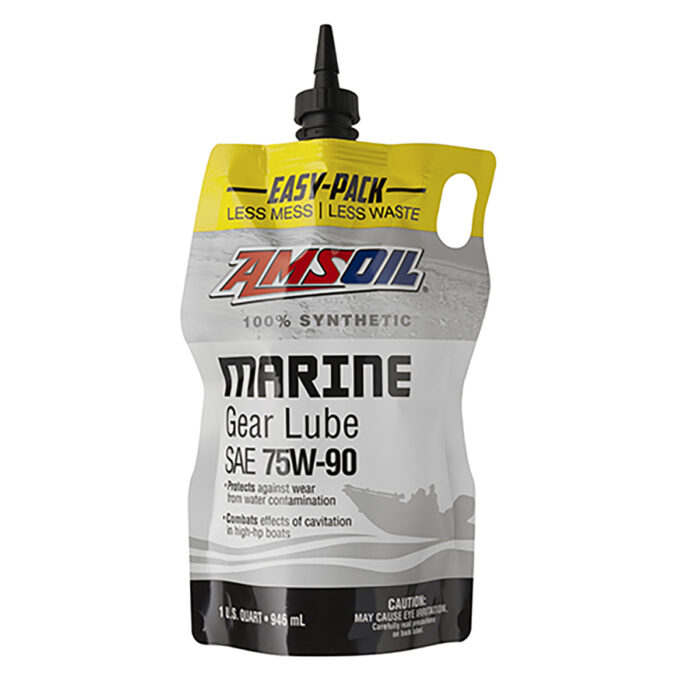 AMSOIL Synthetic SAE 75W-90 Marine Gear Lube - The Best Oil